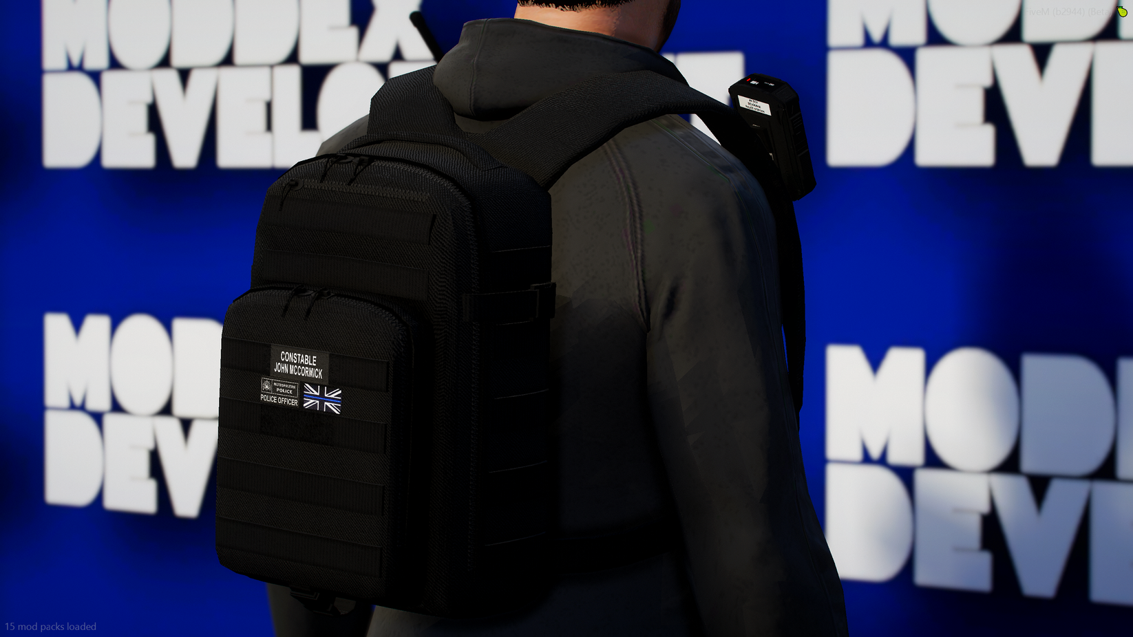 Generic & Met Police Backpack – Moddex Development