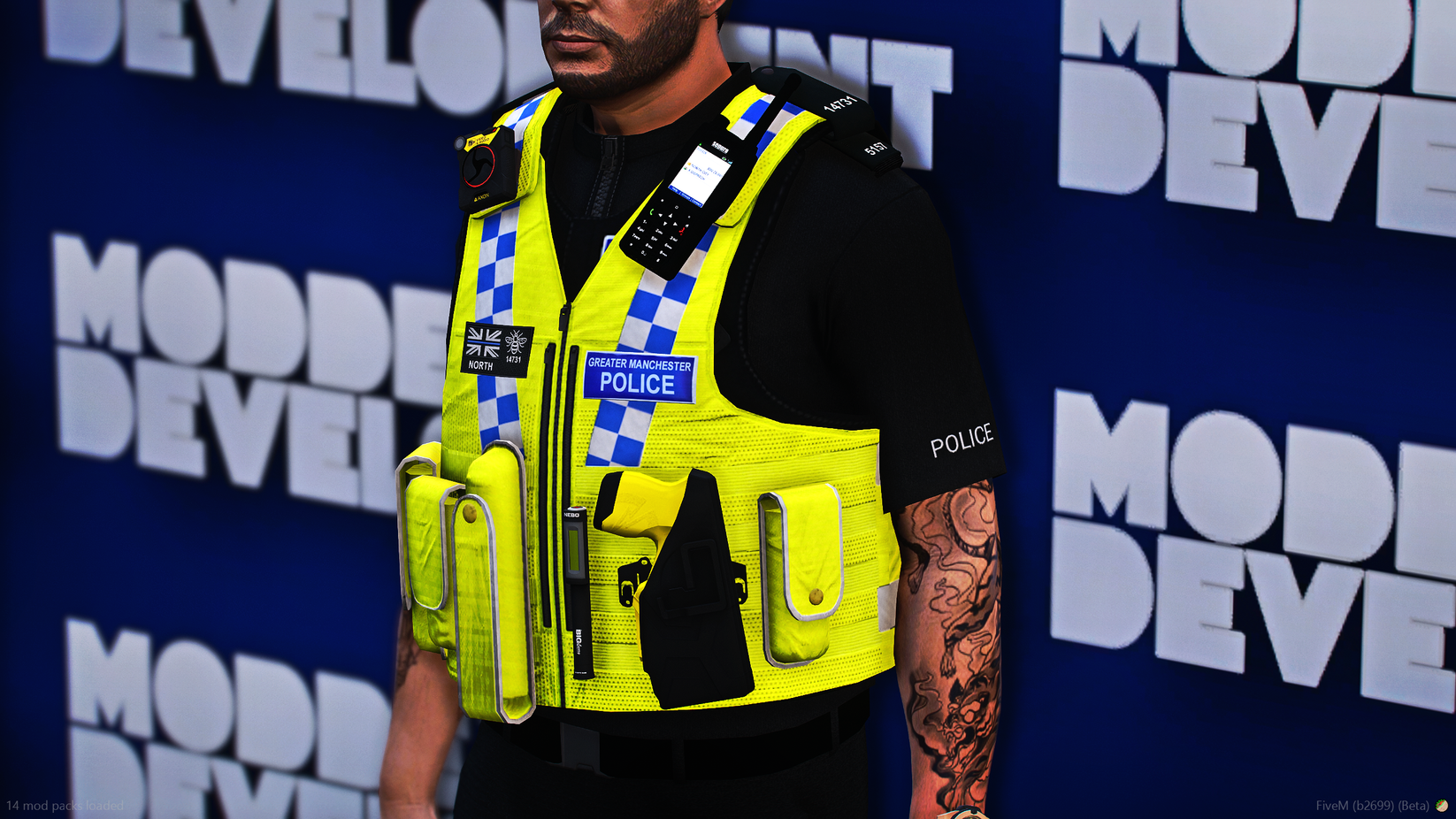 Greater Manchester Police Hivis Vest – Moddex Development