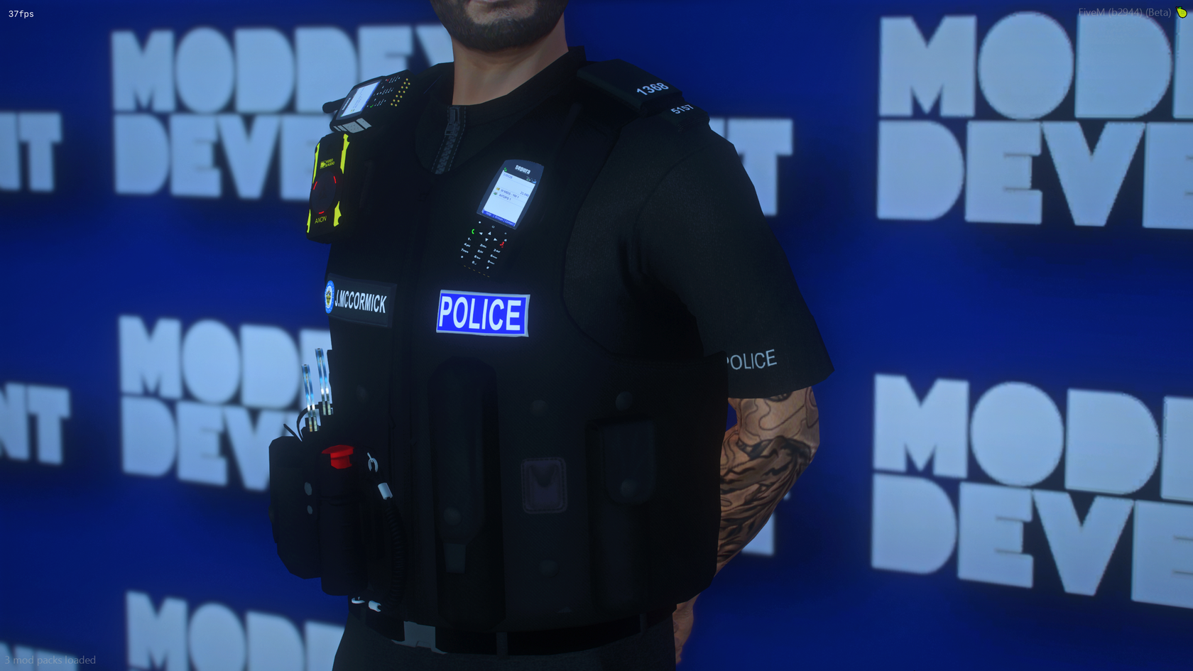 West Midlands Police Traffic Vest – Moddex Development
