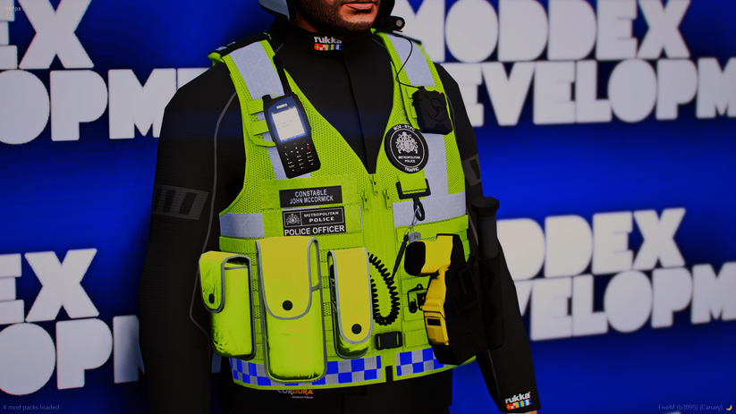 Met Police - Bike Hivis Vest – Moddex Development