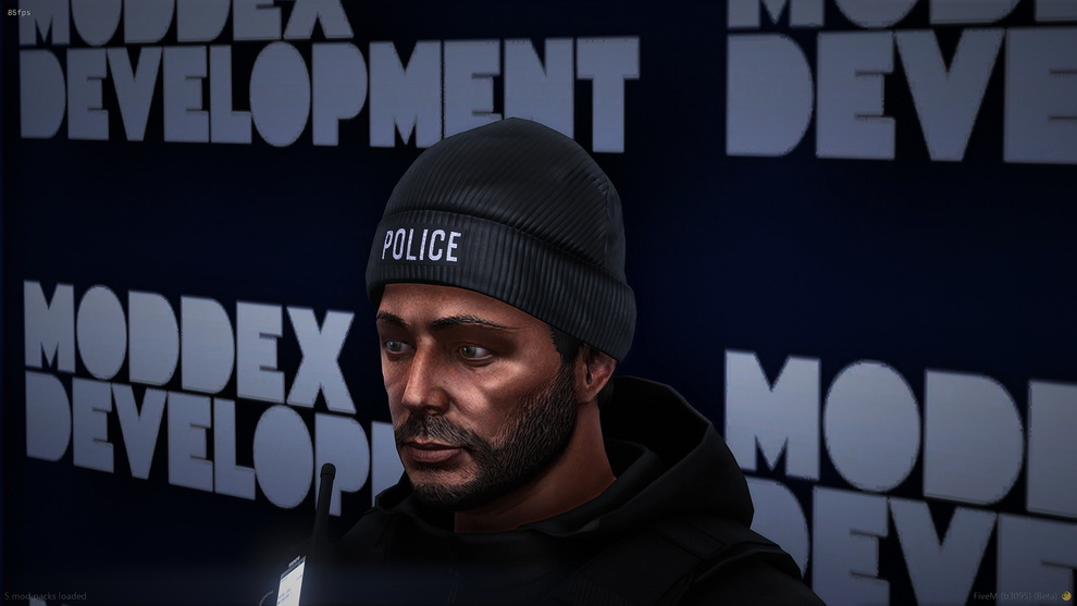 Police Beanie Hat – Moddex Development