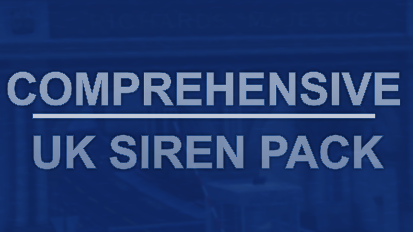 Comprehensive UK Siren Pack – Moddex Development