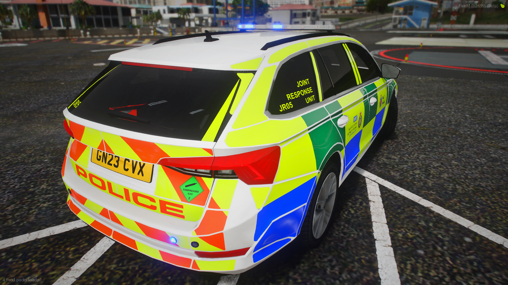 Kent Police/SECAMB JRU Skoda Octavia 2022 – Moddex Development