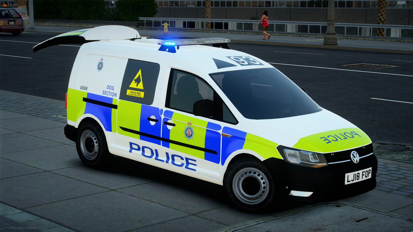 British Transport Police VW Caddy – Moddex Development