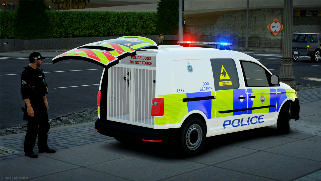 British Transport Police VW Caddy – Moddex Development