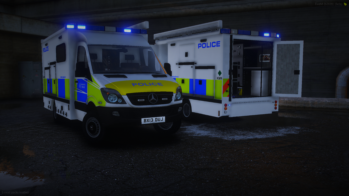 Metropolitan Police CBRN Mercedes Sprinter – Moddex Development