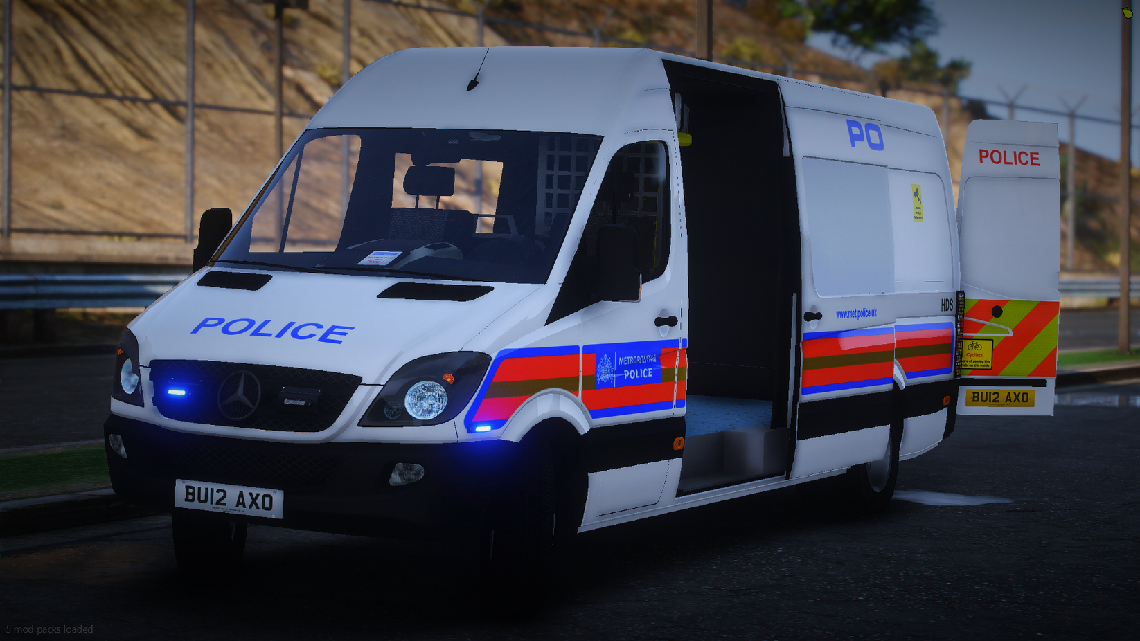 Metropolitan Police Mercedes Sprinter Pixie Van – Moddex Development