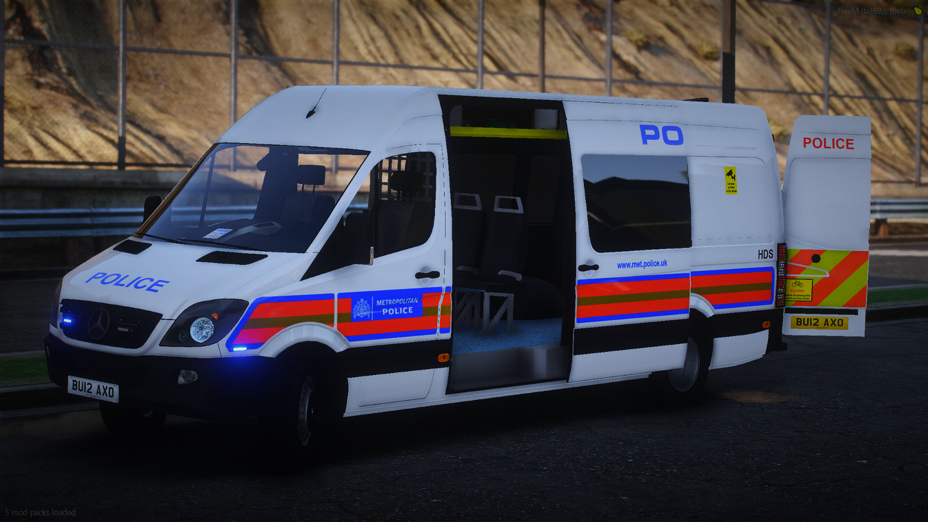 Metropolitan Police Mercedes Sprinter Pixie Van – Moddex Development