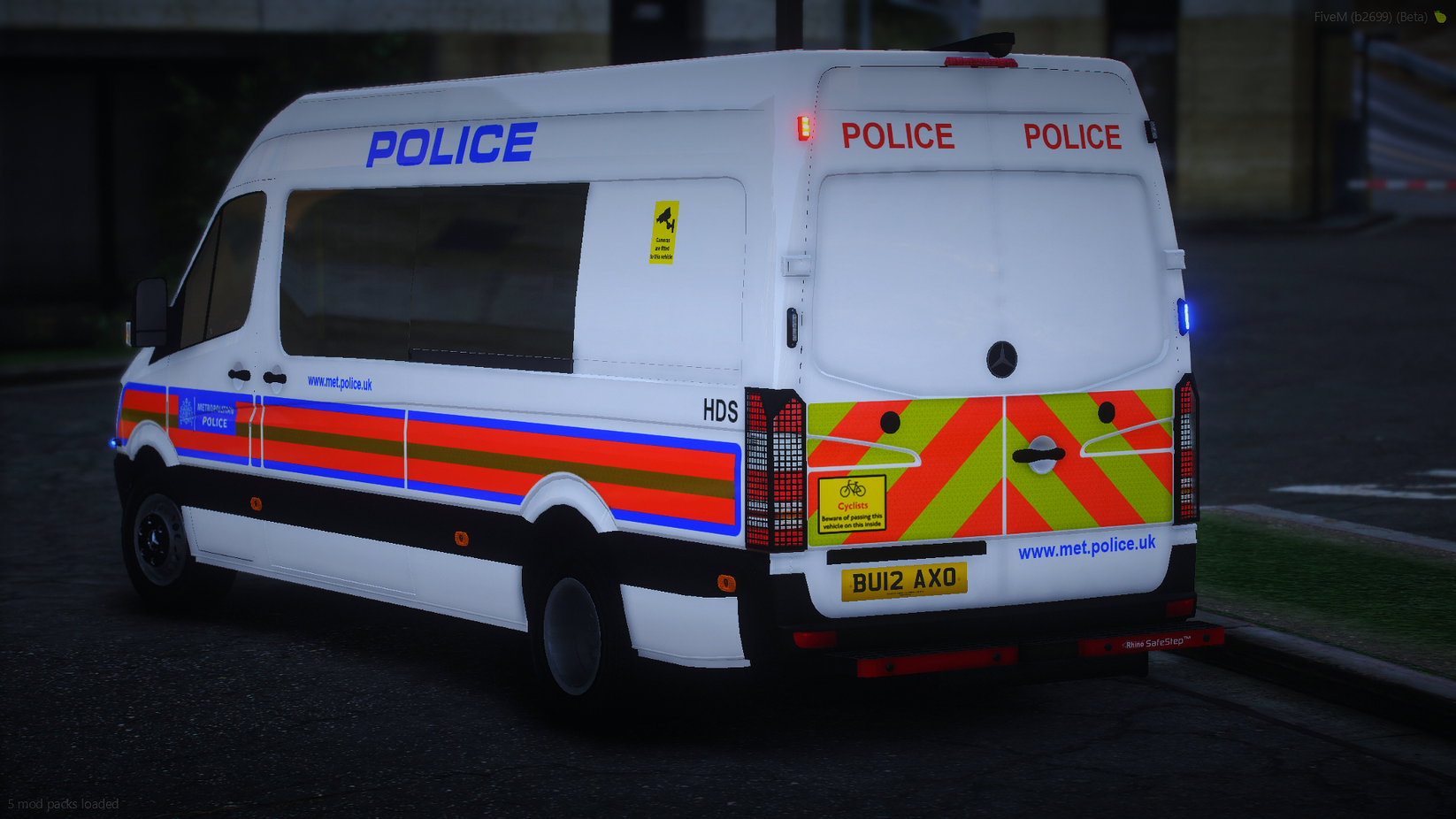 Metropolitan Police Mercedes Sprinter Pixie Van – Moddex Development
