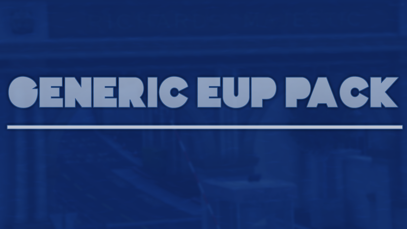 Generic EUP Pack – Moddex Development