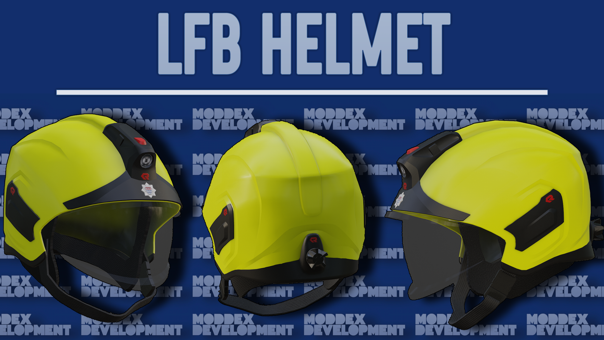Rosenbauer Heros Titan Helmet (LFB Helmet Variant) – Moddex Development