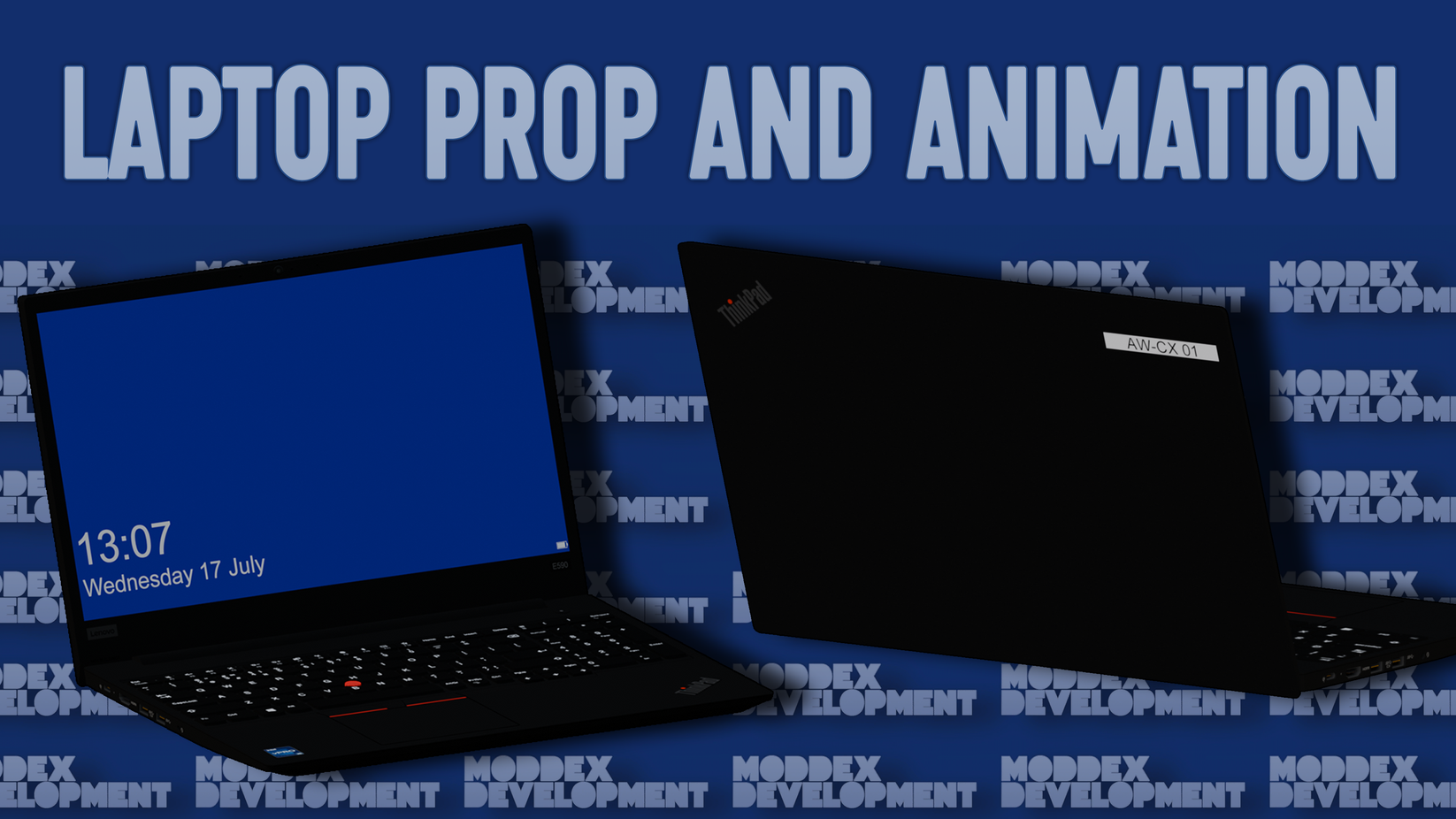 Laptop Prop, Animation & Script – Moddex Development