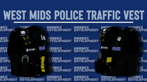 West Midlands Police Traffic Vest – Moddex Development