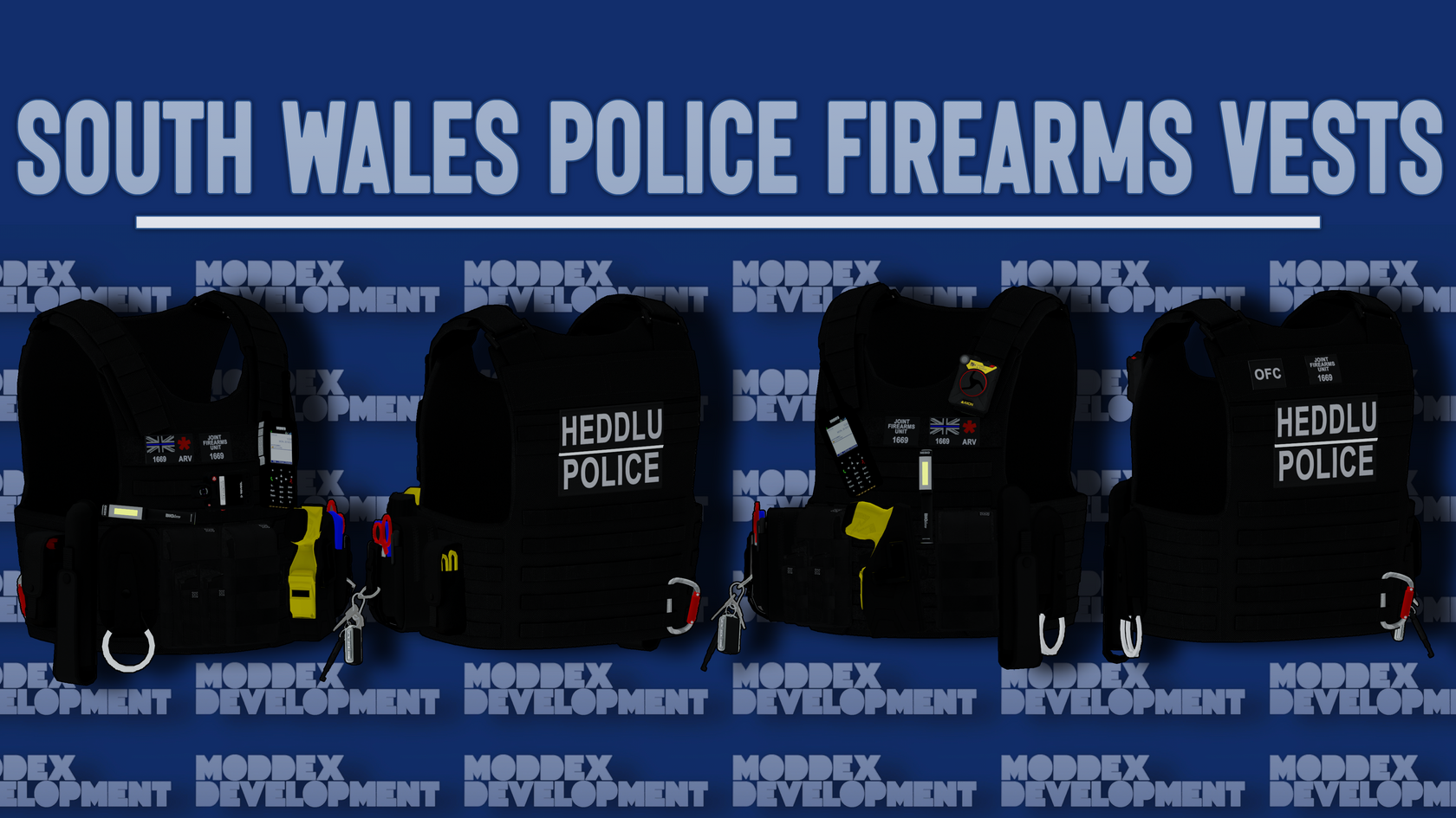 South Wales Police Firearms Vest's – Moddex Development