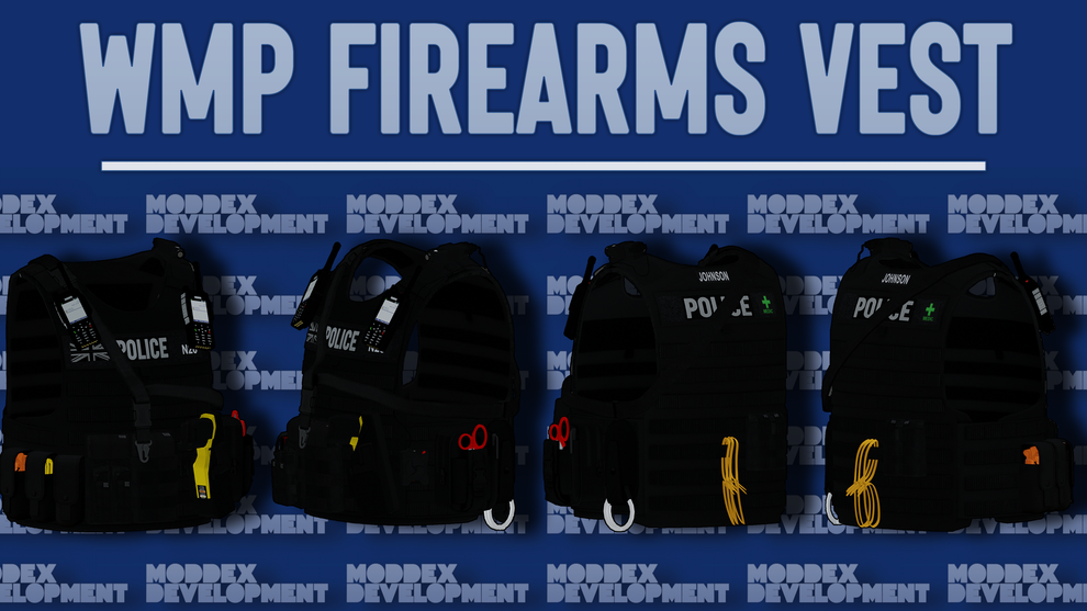 West Midlands Police Firearms Vest – Moddex Development