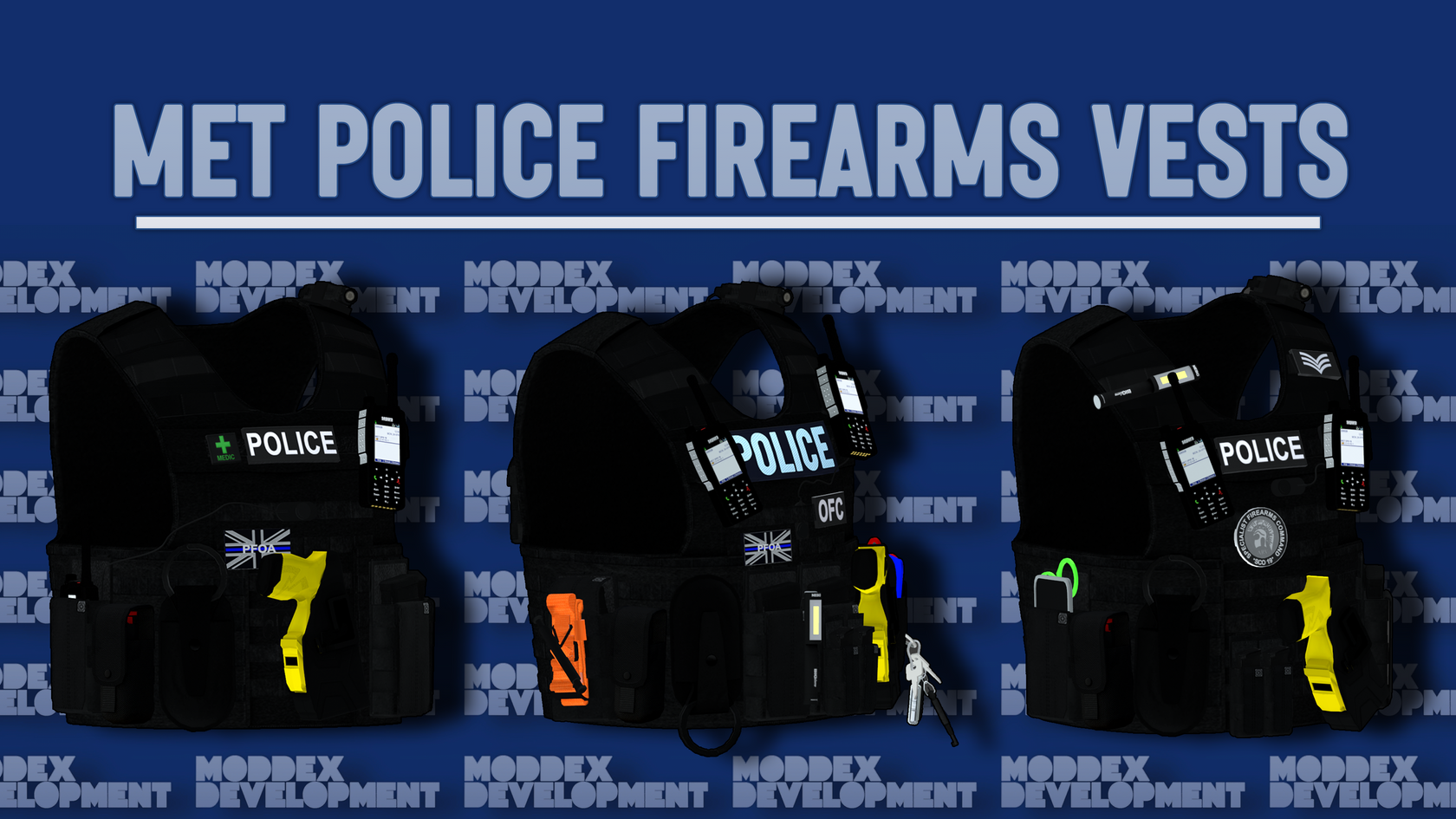 Met Police Firearms Vest Pack – Moddex Development