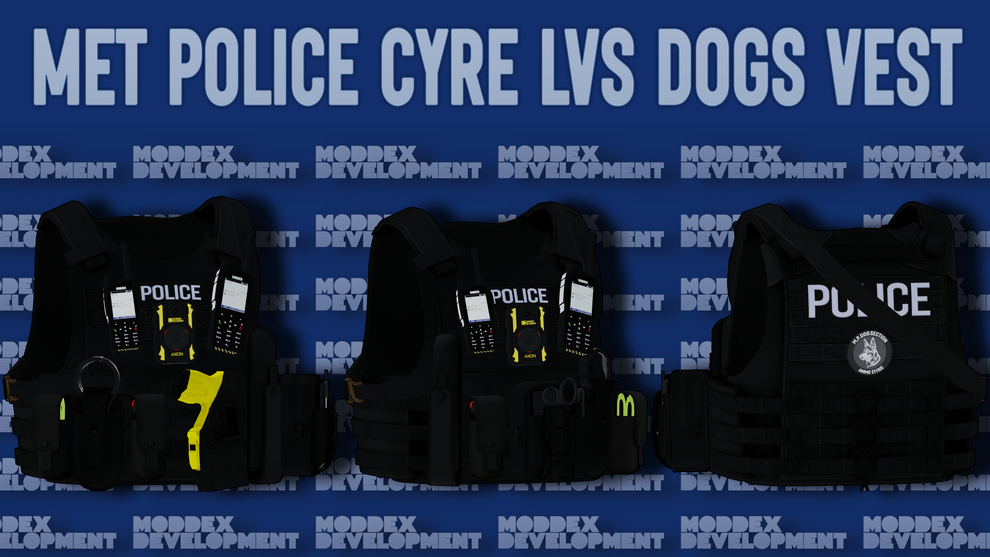 Met Police Crye LVS Dogs Vest – Moddex Development