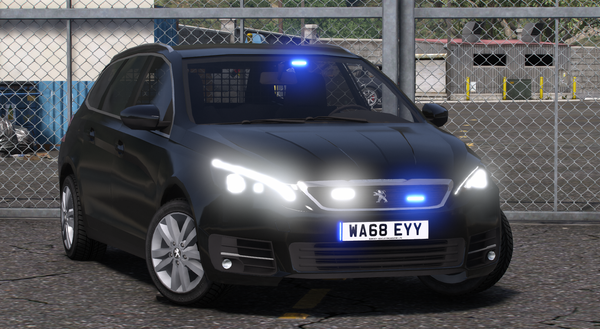 [Non-ELS] Met Police Peugeot 308 SW Unmarked - UK / British - LauncherLeaks