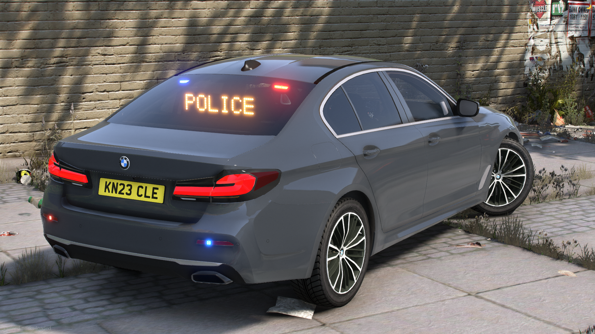 Unmarked BMW G30 Road Crime / Traffic Car [NON ELS] – Moddex Development