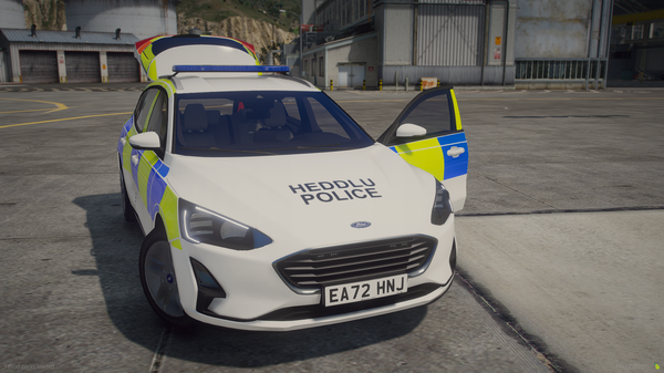 South Wales Police Ford Focus Trend 2022 – Moddex Development