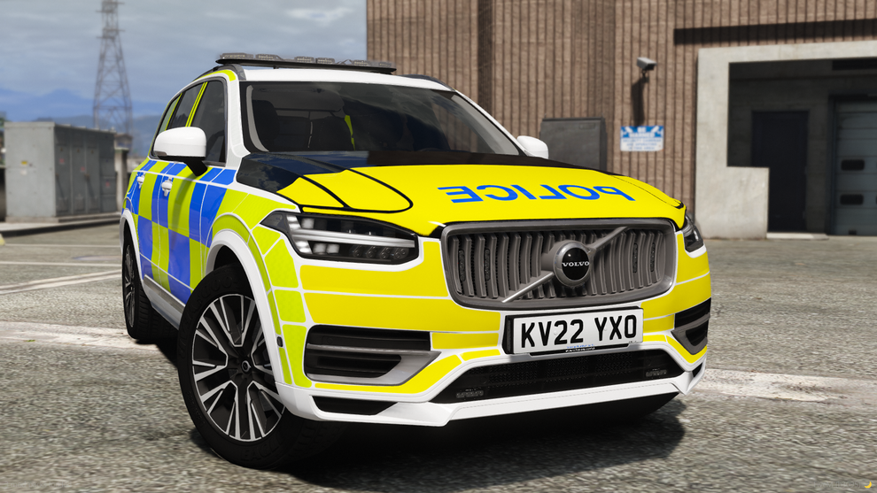 Marked Police Demonstrator Volvo XC90 2022 – Moddex Development