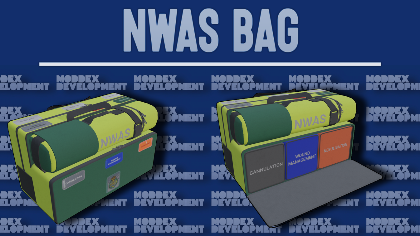 NWAS Medical Bag Prop – Moddex Development