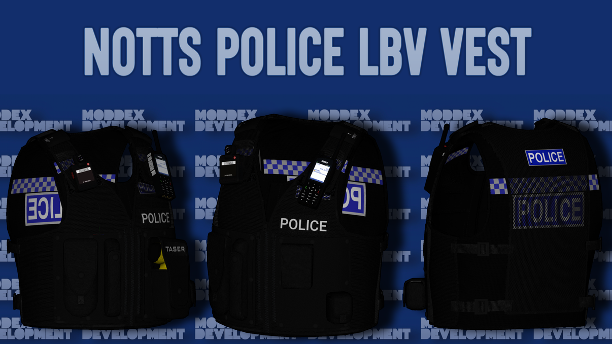 Nottinghamshire Police LBV Vest – Moddex Development